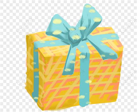 노란 선물케이스 Png 일러스트 무료 다운로드 Lovepik