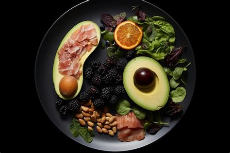 Premium Photo Anti Inflammatory Meal Plate