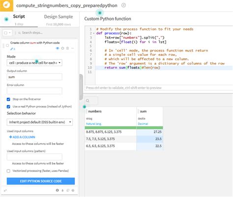 How To Sum The Numbers In A String Column — Dataiku Community