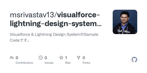 Github Msrivastav13visualforce Lightning Design System Sample Visualforce And Lightning Design