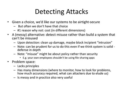 Ppt Enhancing Computer Security Through Attack Detection Strategies Powerpoint Presentation