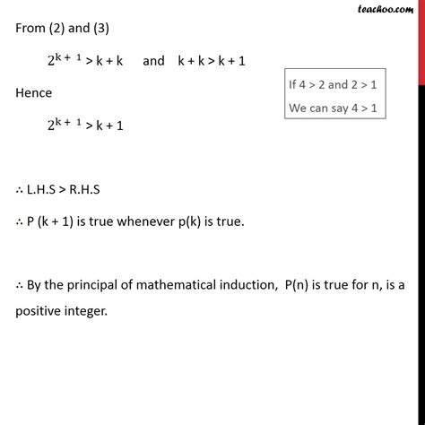 example 2 prove 2n n chapter 4 mathematical induction