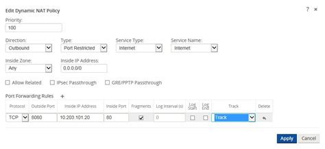 Oracle SD WAN Firewall Configuration