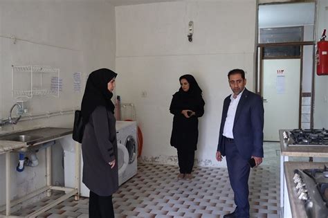 بازدید معاون فرهنگی و دانشجویی دانشگاه علوم پزشکی شاهرود از خوابگاه‌های