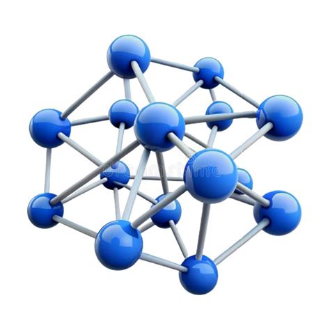 3d Render Of Molecule Stock Illustration Illustration Of Render