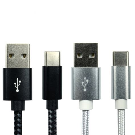 Usb A Male To Type C Braided Cable Usb From Cables Direct Ltd Uk