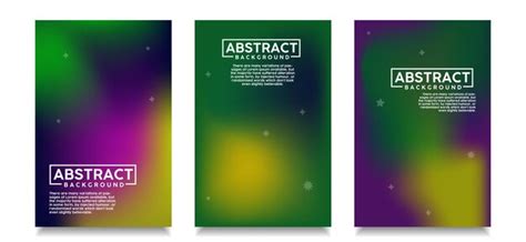 Premium Vector Set Of Abstract Mesh Gradients Cute Gradient