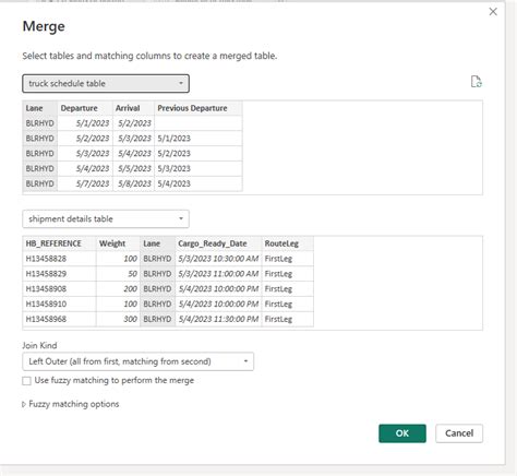 Solved Table Data Link Up Question Microsoft Fabric Community