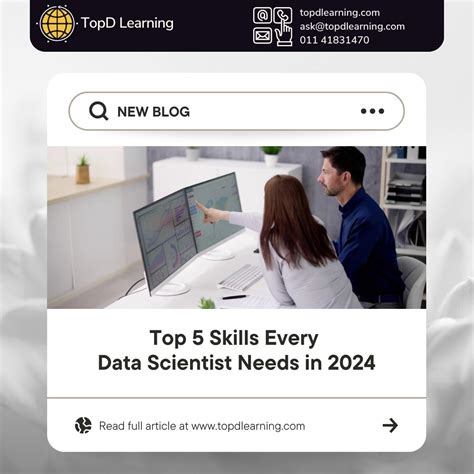 Top 5 Skills Every Data Scientist Needs In 2024 Topd Learning