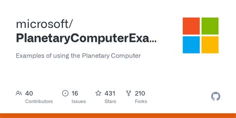 Planetarycomputerexamplesscriptssetup At Main · Microsoftplanetarycomputerexamples · Github Planetarycomputerexamplesscriptssetup At Main · Microsoftplanetarycomputerexamples · Github
