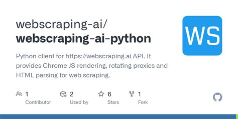 GitHub Webscraping Ai Webscraping Ai Python Python Client For Https Webscraping Ai API It