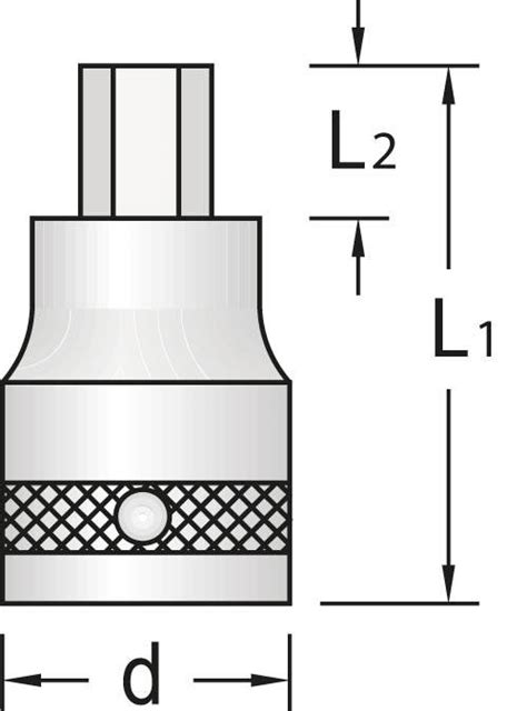 Головка торцевая отверточная 1" HEX, H27, Gedore - Системный специалист