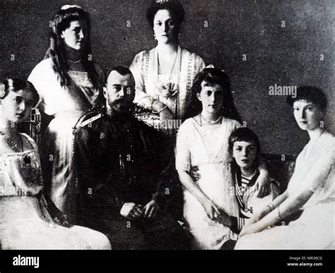 Nicolás Y Alexandra Romanov Emperor And Empress Of Russia Portrait