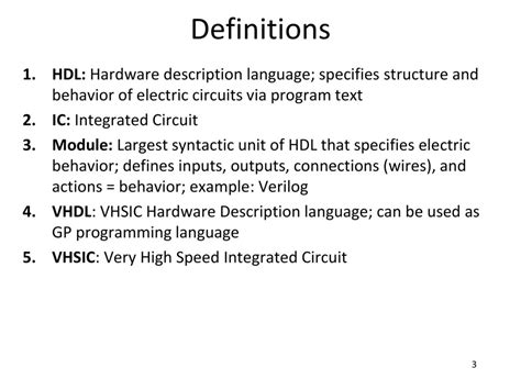 ece 171 digital circuits chapter 8 hardware description language ppt