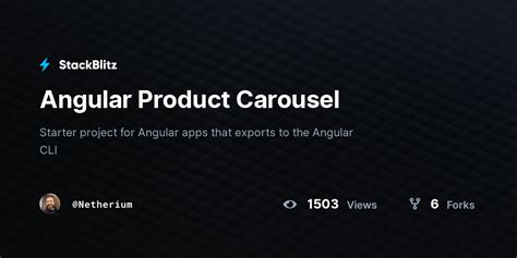 angular product carousel stackblitz