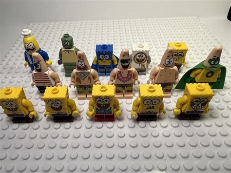 Lego Spongebob Minifigures Spongebob Squarepants Super Hero