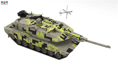 【ah新品】德国新一代主战坦克kf51黑豹 模型新品 模型高手网 板件图纸说明书