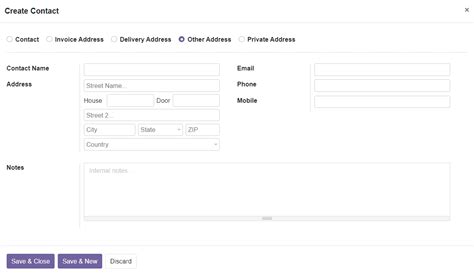 Odoo 15 Contacts Module Odoo V15 Community Edition Book