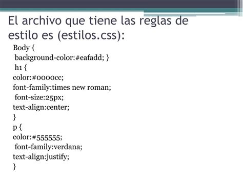 Ppt Hojas De Estilo En Cascada Css Powerpoint Presentation Free