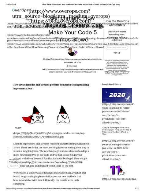 How Java 8 Lambdas And Streams Can Make Your Code 5 Times Slower
