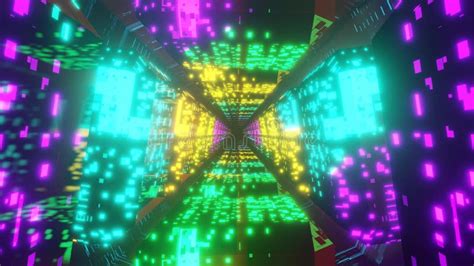 Seamless Endless Looping Animation Of The Rotational Movement Of High