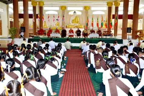 ပေါင်မြို့နယ် ဗုဒ္ဓဘာသာကလျာဏယုဝအသင်း Ymba ၃၈ ဖြာ မင်္ဂလာတရားတော်နှင့