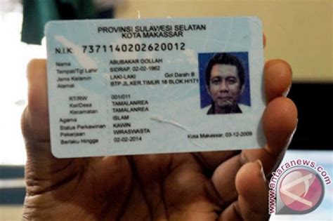 Disdukcapil KTP Elektronik Berlaku Seumur Hidup ANTARA News