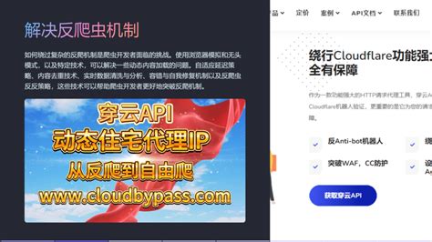 解锁 Cloudflare 5 秒盾的秘密绕过此挑战的综合指南 穿云API