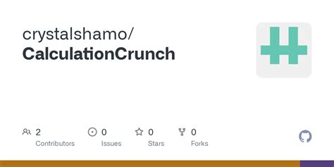 Calculationcrunchimplementation Manualpdf At Main · Crystalshamocalculationcrunch · Github