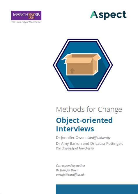 Research Method Object Oriented Interviews Aspect
