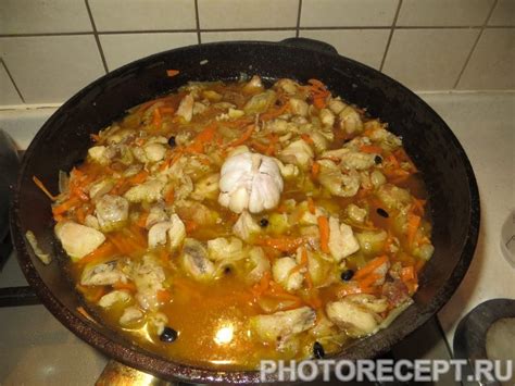 Плов с курицей - рецепт приготовления