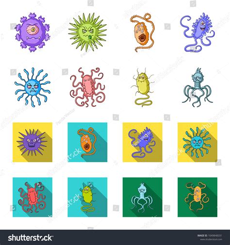 Different Types Microbes Viruses Viruses Bacteria 스톡 벡터로열티 프리 1049848331 Shutterstock