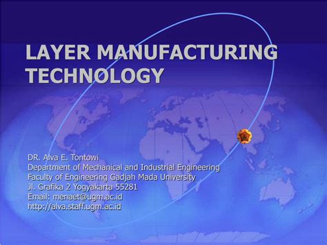 PPT LAYER MANUFACTURING TECHNOLOGY PowerPoint Presentation Free Download ID 5510596