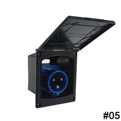 Bg Rv 16a 32a External Power Box Flush Hook Up Waterproof Plug Socket 220v 240v Shopee Malaysia