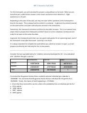 HW Statistics Fall Pdf HW Statistics Fall For This Homework You Will Calculate