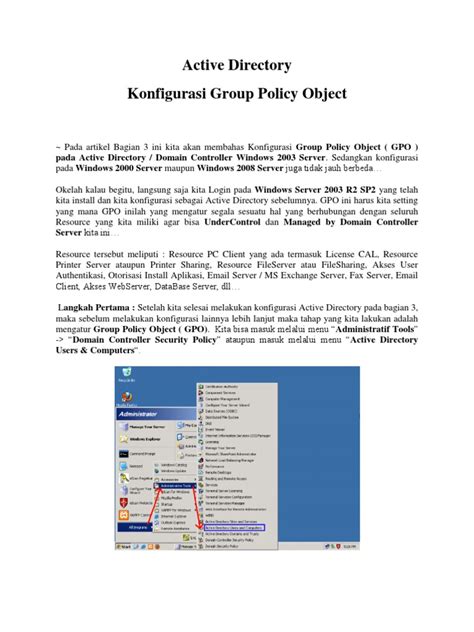Active Directory Group Policy Docsharetips