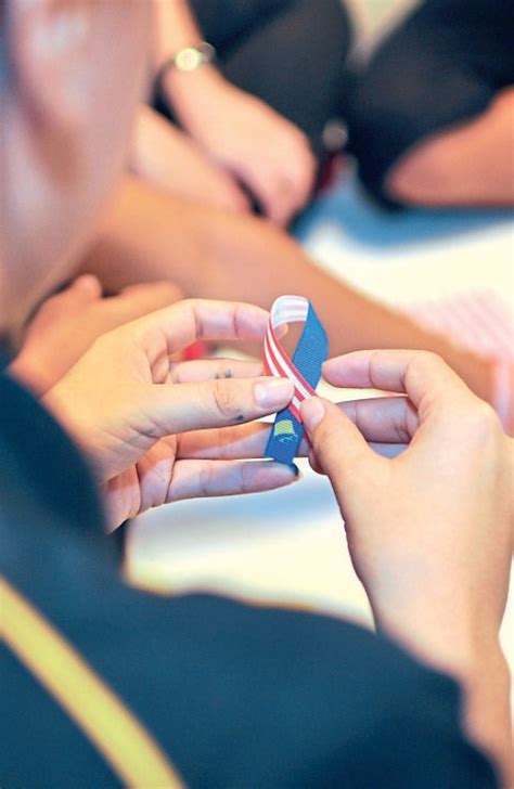 Unity Ribbon Symbol Of Patriotism