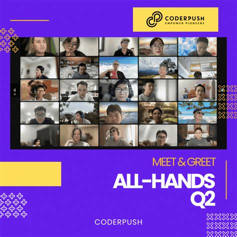 Coderpush On Linkedin 🖐️🖐️ Coderpush All Hands 🖐️🖐️ We Believe That Great Things Happen