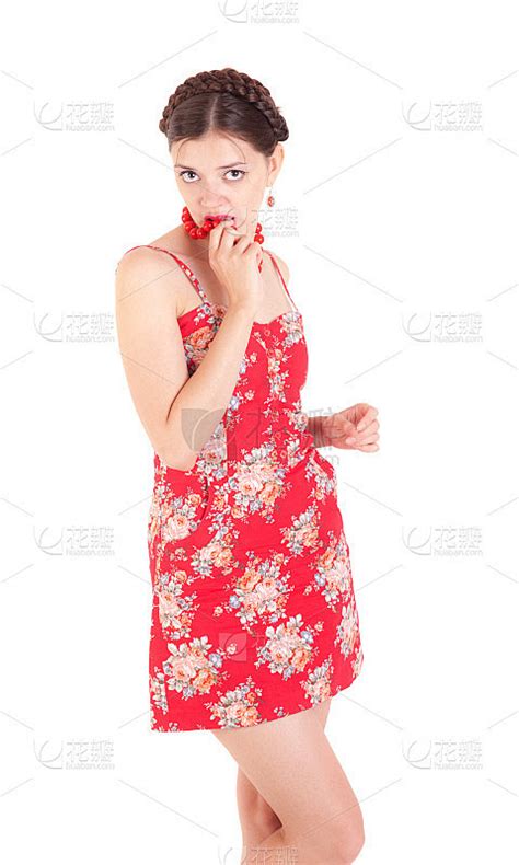 一个性感女孩的肖像