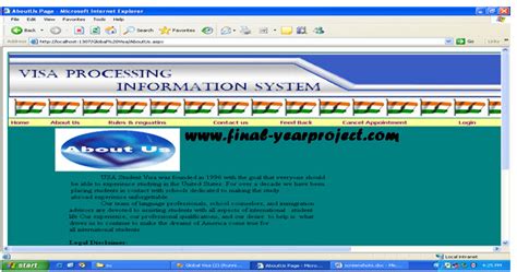 Project Code On Visa Processing System Free Final Year Projects