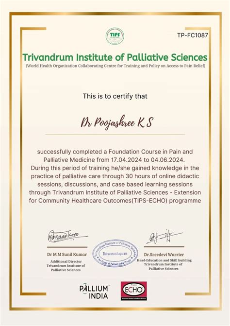 Dr Poojashree K S On Linkedin Glad To Share This New Accomplishment