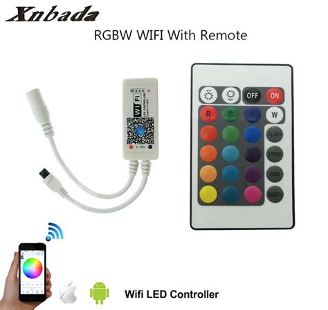 Wifi Led RGB RGBW Strip Controller Mini Wifi RF Keys Remote Controller With Million