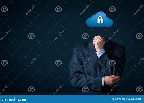Cloud Computing Data Security Stock Photo Image Of Services Caucasian 48596406