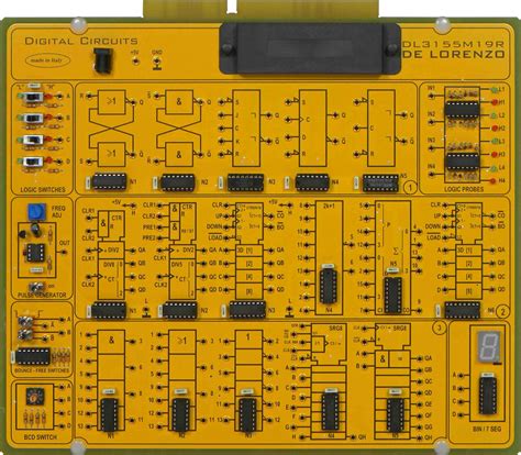 Digital Circuits De Lorenzo Training And Didactical Equipment