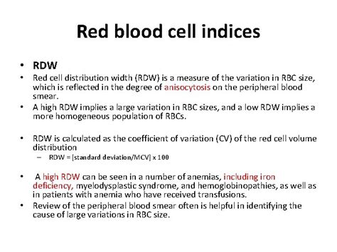 Approach To The Adult With Anemia Dr Yldz