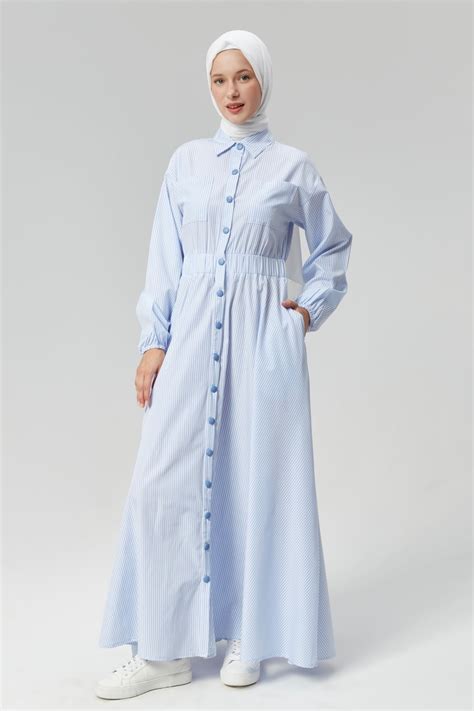 بيبي بلو Ta4 فستان Bakkaclothing