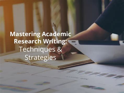 Mastering Academic Research Writing Techniques And Strategies Amrita Vishwa Vidyapeetham