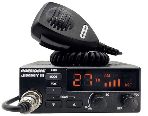 Cb Radio President Jimmy 3 Iii 12v Asc 12v Am Fm 3435991103152 • Cena