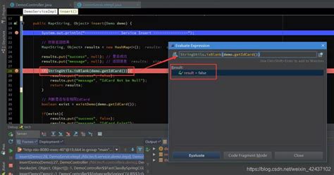 详解intellij Idea Debug断点调试 第五篇：计算表达式要检查某个函数是否抛出异常您可以对调用此函数的表达式求值。idea新手教程我们 Csdn博客