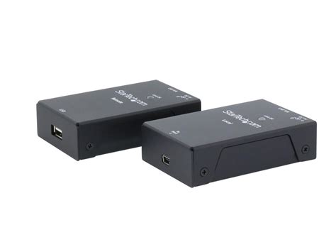 StarTech USB2001EXTV 1 Port USB 2 0 Over Cat5 Or Cat6 Extender Kit 165ft 50m USB Extender